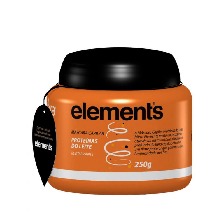 MÁSCARA PROTEÍNAS DO LEITE 250G - ELEMENTS - Dave Distribuidora